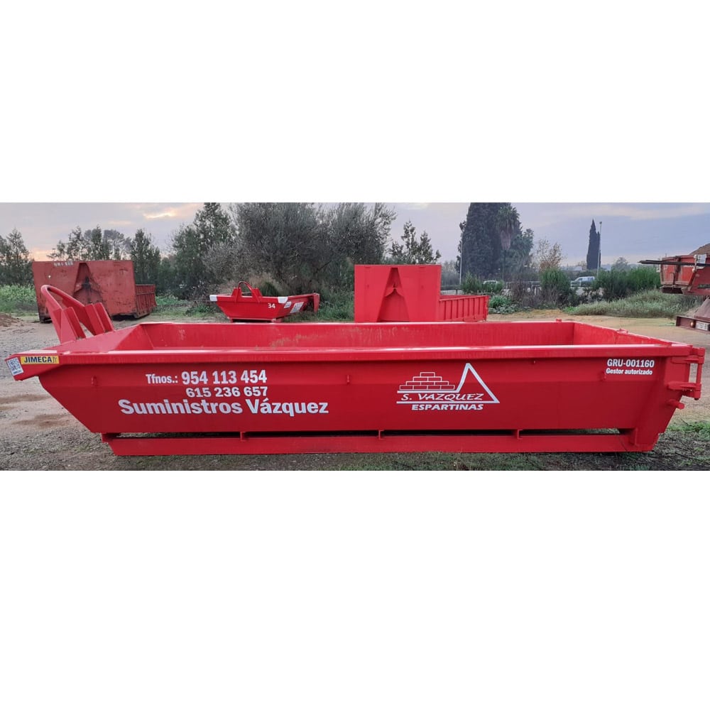 Contenedor de escombros: cotiza ahora | Suministros Vázquez